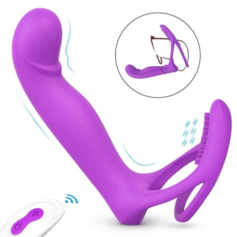 Ergonomics Vibrators Sex Toy With And Testicles Ring For Couples Games