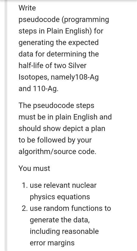 solved write pseudocode programming steps in plain english