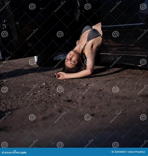 Dead Woman In Car Royalty Free Stock Images Image 32454069
