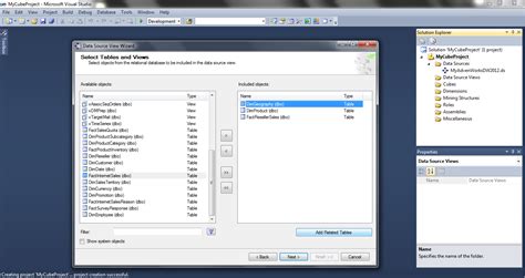 post create olap cube using sql server analysis
