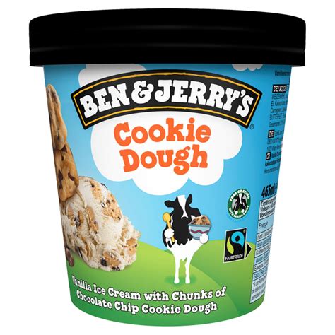 Ben And Jerrys Cookie Dough Ice Cream 465 Ml Ice Cream Tubs Iceland