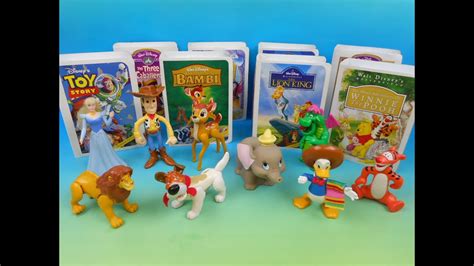1997 Walt Disneys Masterpiece Collection Set Of 9 Mcdonalds Happy Meal