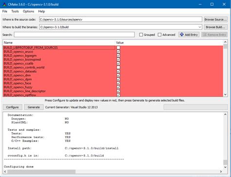 opencv tutorial build and compile opencv 3 1 0 dev for python2 on