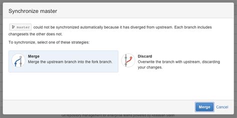 keeping forks synchronized bitbucket data center and server 6 10