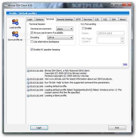 portable bitvise ssh client formerly portable tunnelier