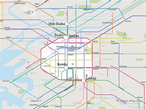 Osaka Route Map