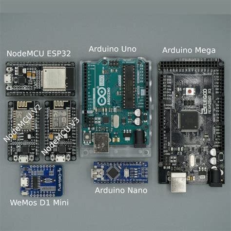 arduino vs esp8266 vs esp32 microcontroller comparison