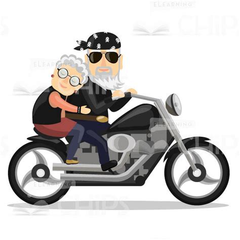 Aged Man And Woman Vector Characters Elearningchips