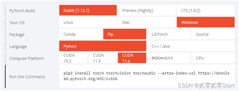 【windows安装cuda与gpu版本的pytorch】 cuda12 1对应的pytorch版本 rangopd2020的博客 csdn博客