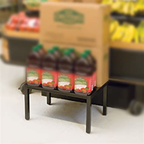 side stack display stand sightline display