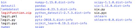 scikit learn lambda cannot find sklearn stack overflow