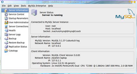 creating a database with mysql administrator ghacks tech news