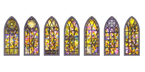 Stained Glass Window Vector Art Icons And Graphics For Free Download