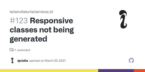 responsive classes not being generated · issue 123 · tailwindlabs