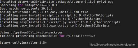 python pip命令安装 pyinstaller失败提示installing build dependencies error