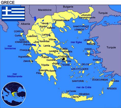 Carte Grèce Images Vacances Arts Guides Voyages