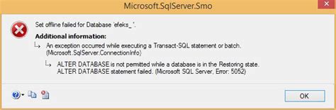 eliminar base de datos sql en modo restauración mainmind