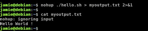 nohup command in linux digitalocean