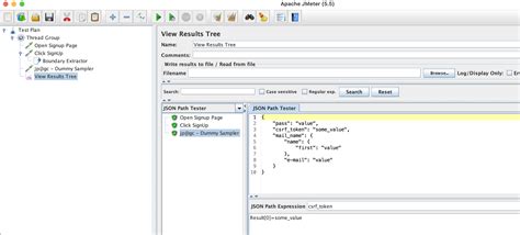 jmeter load testing with getting url parameter and csrf token in the