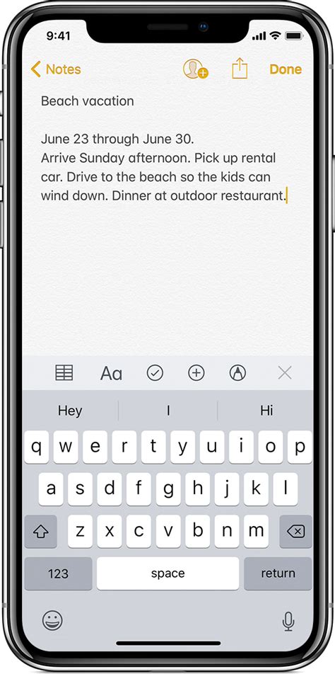 use notes on your iphone ipad and ipod touch apple support