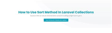 how to use sort method in laravel collections