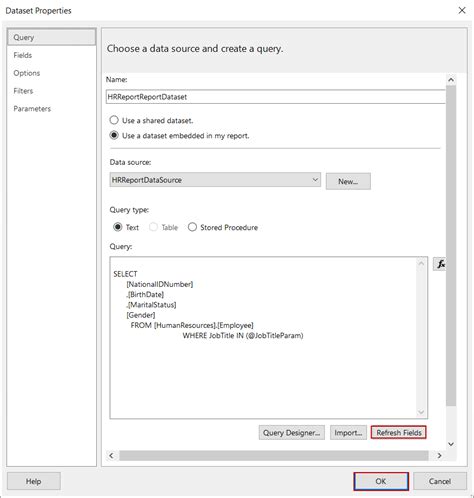 using multi value parameters in ssrs