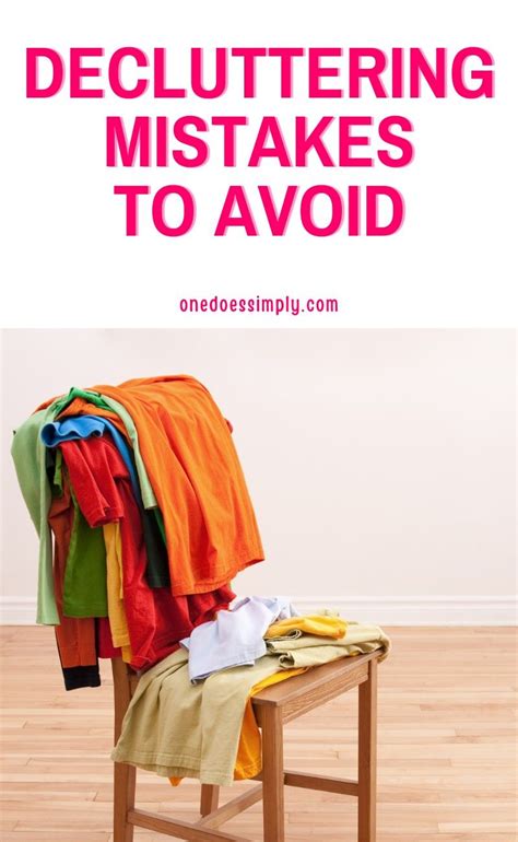 Decluttering Mistakes To Avoid Artofit