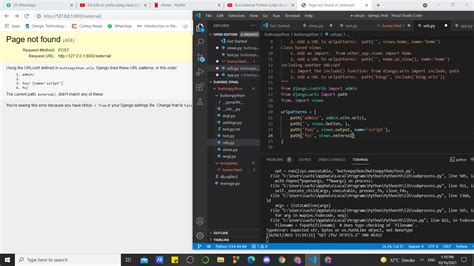 python i keep getting path error when i input in the django app