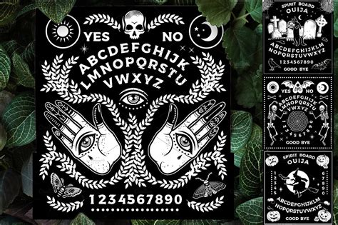 Ouija Boards Collection 2 Decorative Illustrations ~ Creative Market