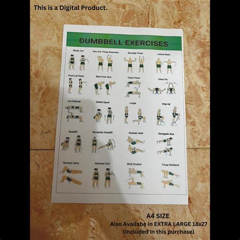 Dumbbell Workout Dumbbell Workout Chart Dumbbell Exercises Dumbbell