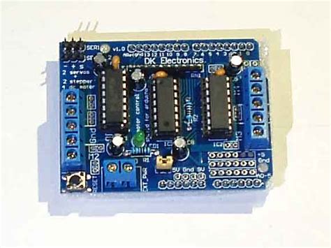 arduino motor shield stepper example code