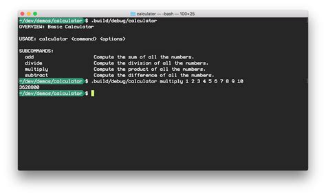 handling commands with swift package manager argumentparser