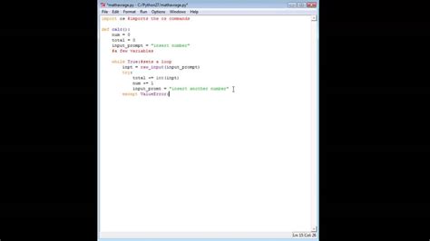 how to make an averaging program in python youtube