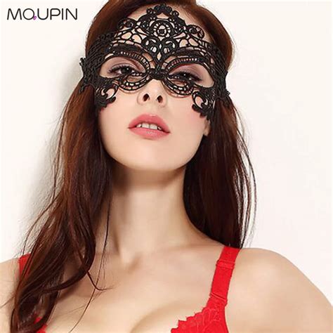 Mqupin Sexy Erotic Easter Party Ball Black Lace Gothic Wind Mask Sexy