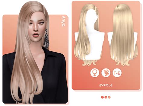 50 Attractive Sims 4 Long Hair Custom Content M F — Snootysims