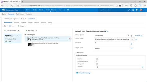 full ci cd pipeline to deploy multi containers application