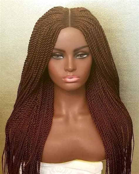 Braided Wig Knotless Box Braid Wig Knotless Wig Full Lace Etsy Long