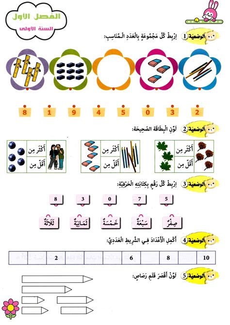 رياضيات اول ابتدائي الفصل الثاني لاينز