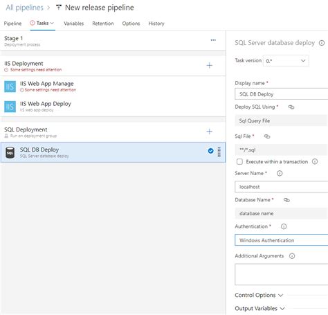 sql server azure devops continuous deployment for sql script