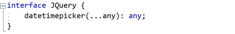 [solved] property datetimepicker does not exist on type jquery