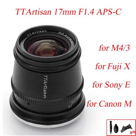 Ttartisan 17mm F1 4 Aps C C Meras Lente Foco Manual Mf Para Canon Rf M 