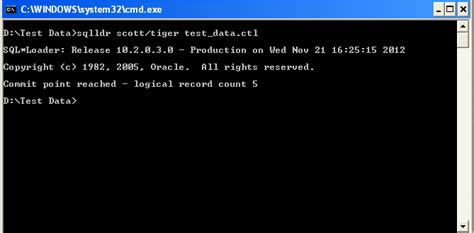 oracle import data from csv file using sql loader