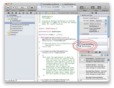 ld symbol s not found for architecture i386 xcode unit tests stack