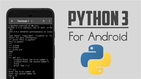 how to run python 3 on android free qpython youtube