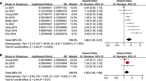 Forest Plots For The Meta Analyses Regarding The Association Between