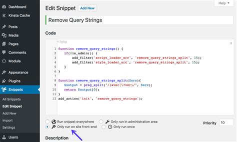 “remove query strings from static resources” in wordpress oplossen