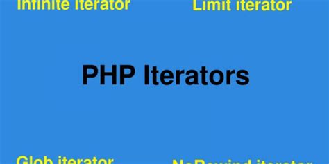 php iterators part 4 spl infinite limit glob and