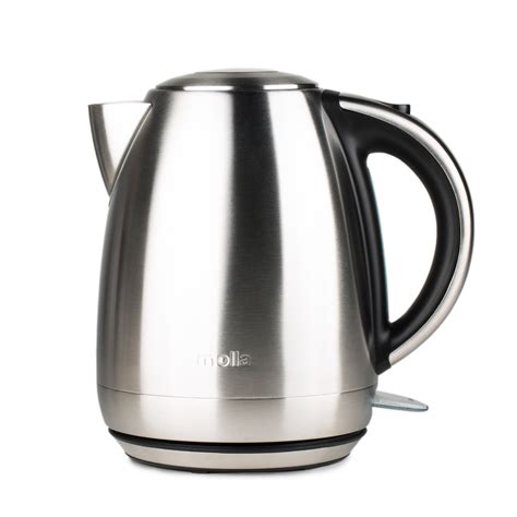 molla contento 1 7l stainless steel cordless electric water kettle