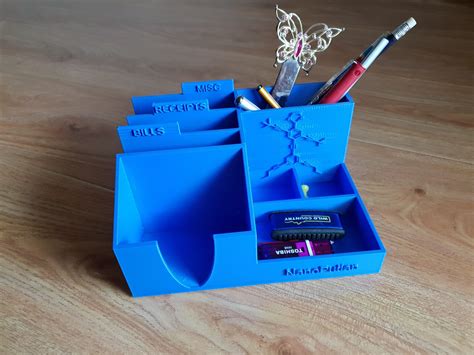 Free Stl File Nanoputian Desk Organizer・design To Download And 3d Print
