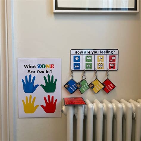 Self Regulation Flashcards Understanding Your Zones Calming Corner